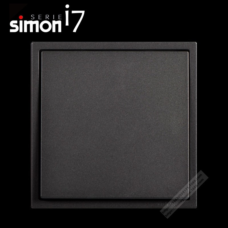 simon/西蒙 i7系列 一位单极开关(荧光灰)(含边框)701011-61-阿里巴巴