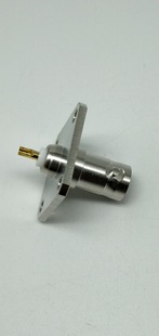 射频同轴连接器RF BNC-50KF微带焊法 50欧姆25法兰盘 18.2安装孔-阿里巴巴