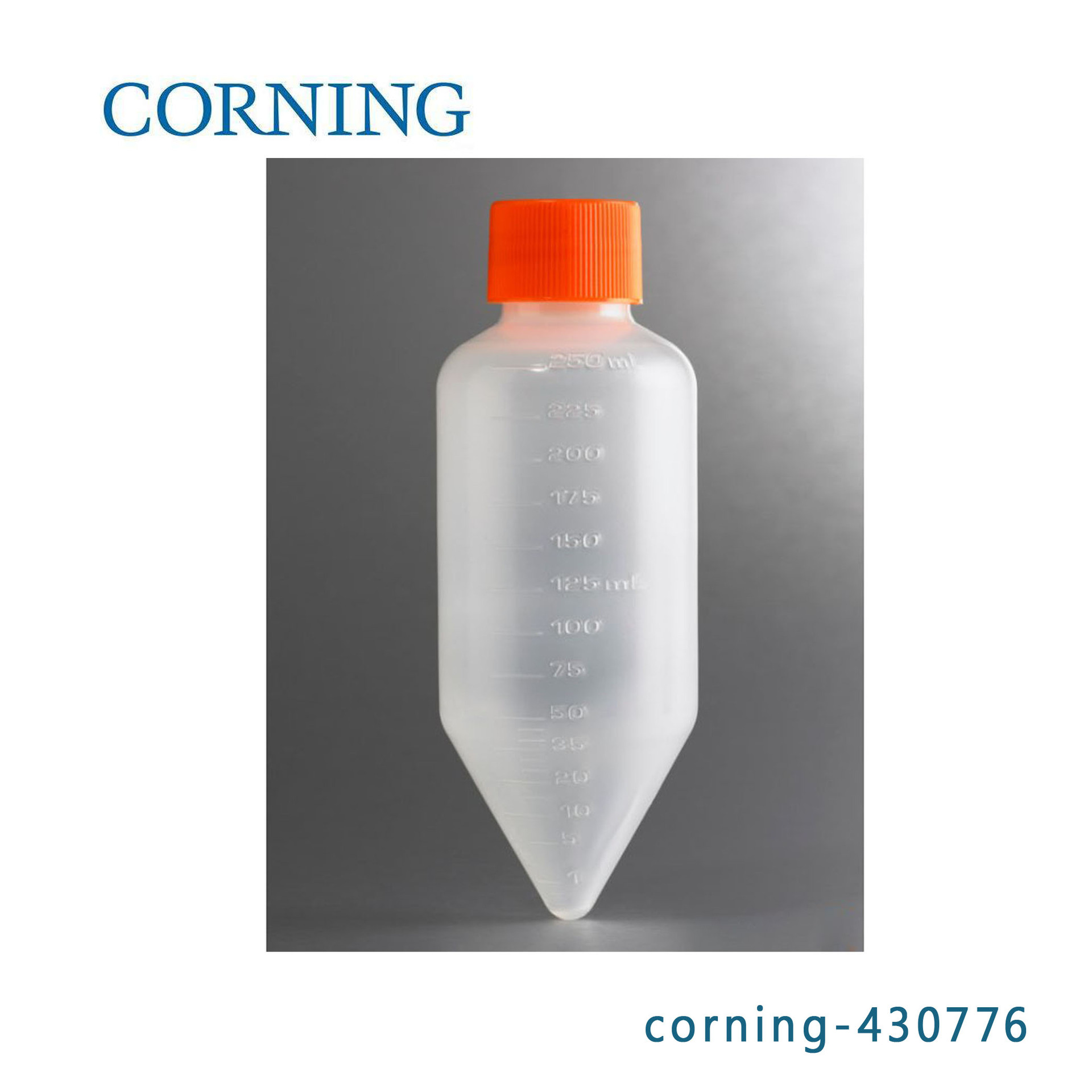康宁Corning 430776 250ml锥底离心管 pp材质 带刻度 灭* 6个/包-阿里巴巴