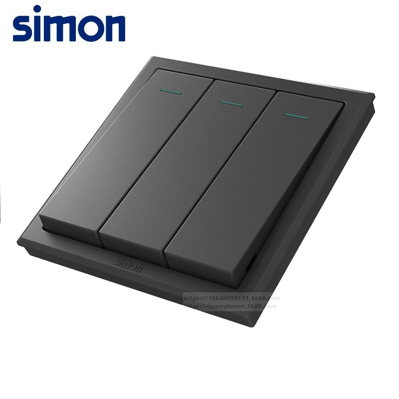 西蒙 simon E3 三位双控带指示（荧光灰）301032Y-61-阿里巴巴