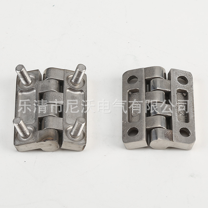 304不锈钢CL209-1带螺柱铰链 CL209-2沉孔开关控制柜配电箱合页-阿里巴巴