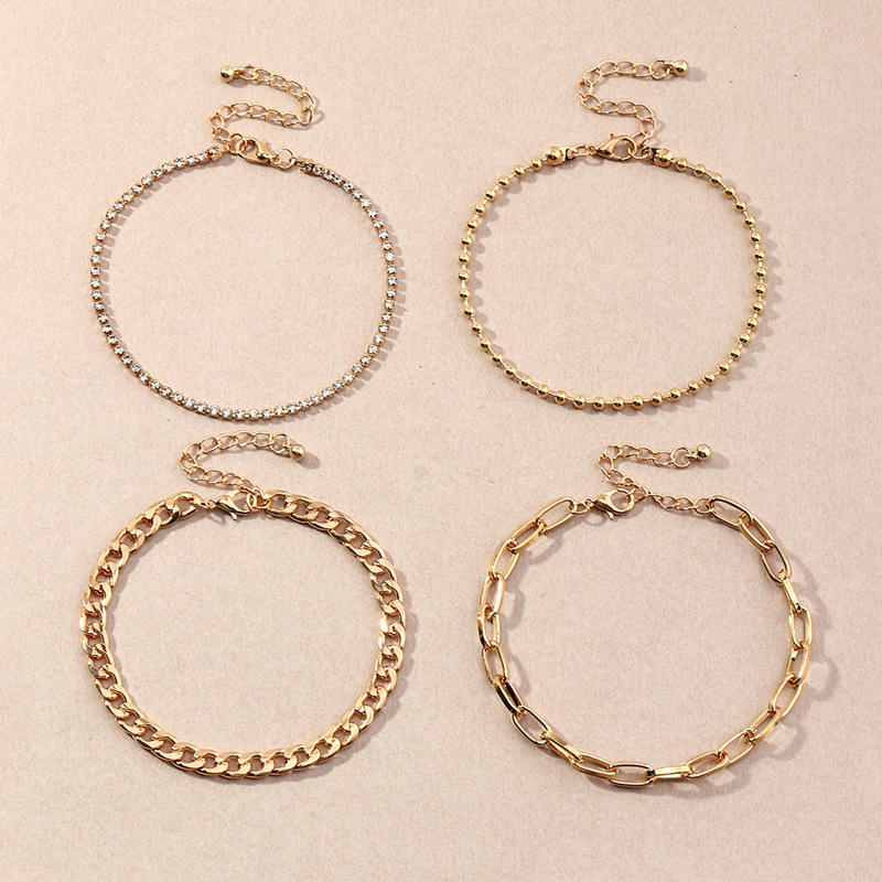 Wholesale creative simple snake anklets - Nihaojewelry