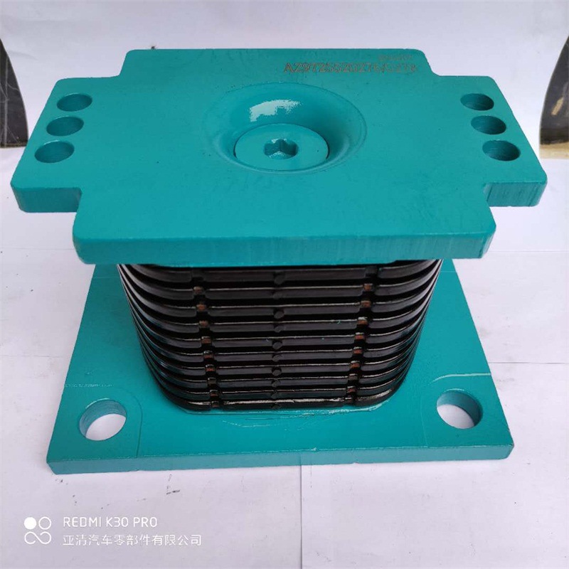 豪沃钢板橡胶支座/胶墩钢板弹簧AZ9725520278/AZ9725520683-阿里巴巴