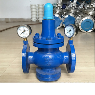 Y42X-40C带表自来水减压阀 法兰水压调压阀 水管稳压阀-阿里巴巴