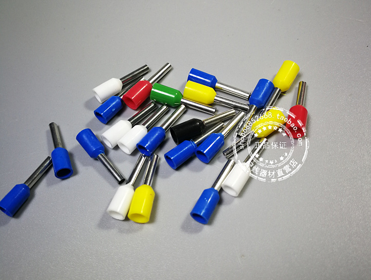 VE0510欧式端子针形端子0.5平方 管形端子管型接线端子插针 E0510-阿里巴巴