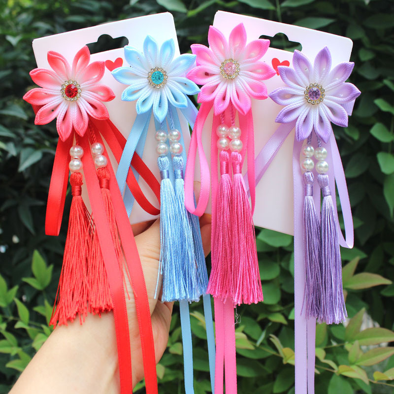 chinese hanfu hair accessory for girls A pair of Chinese hand made Tang ...