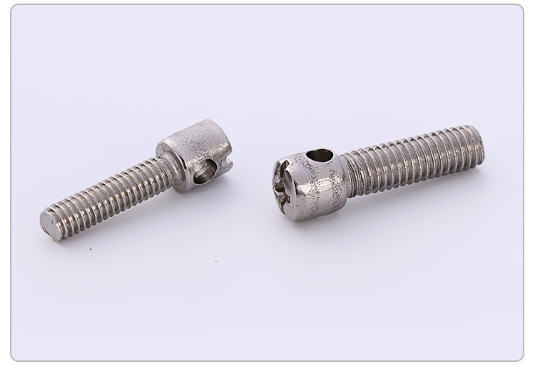 批发304不锈钢GB832圆柱头十一字带孔电表铅封螺//带孔螺丝M3~M6-阿里巴巴