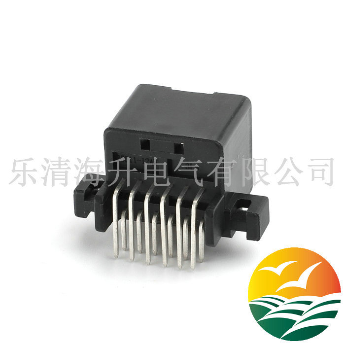174051-2国产汽车PCB针座12针连接器胶壳12P接插件 174973-2-阿里巴巴