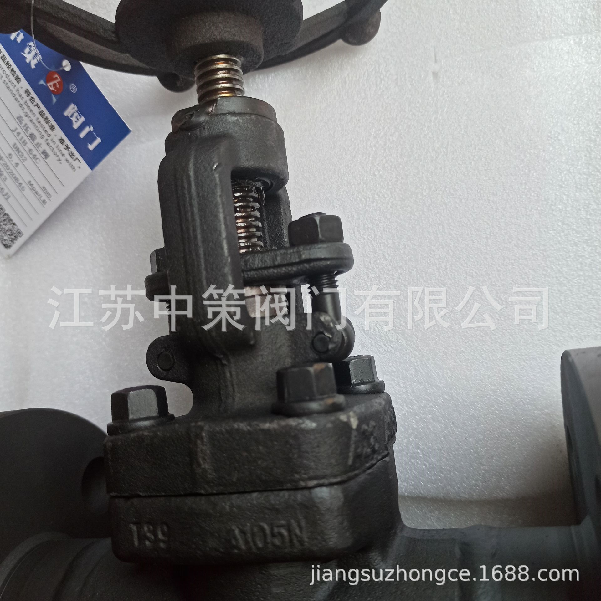 J41H-64C锻钢高压法兰截止阀 64公斤A105NFM面高温截止阀DN15-50-阿里巴巴