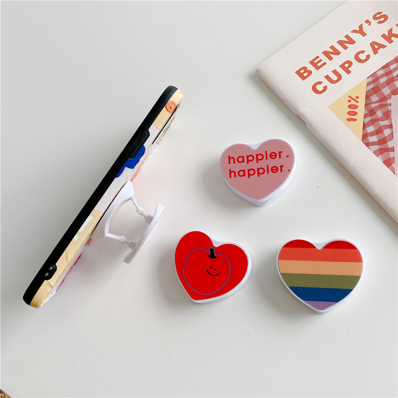 Wholesale korea cute cartoon love bracket new folding lazy ring mobile ...