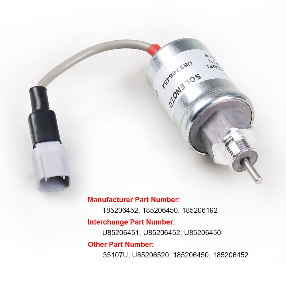 挖掘机配件 熄火断油电磁阀适用于珀金斯402D U85206452 35107U-阿里巴巴