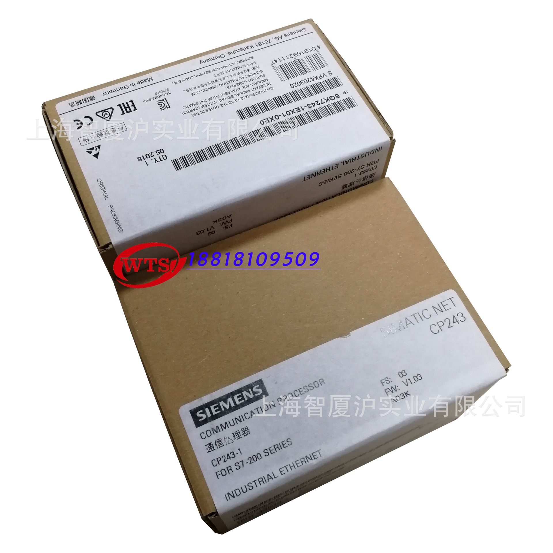 6GK7243-1EX01-0XE0西门子PLC模块通信处理器 CP 243-1-阿里巴巴
