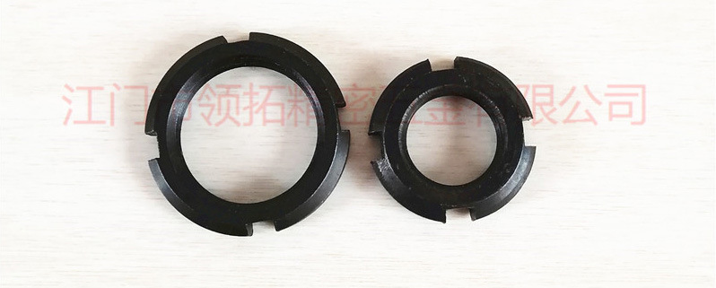 GB812国标圆螺母开槽锁紧螺母止退螺母四槽螺母并帽M10---M300-阿里巴巴