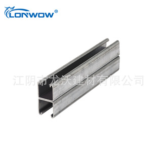 镀锌C型钢U型槽钢型材 有孔/无孔 背靠背双拼焊接内卷边 光伏支架-阿里巴巴