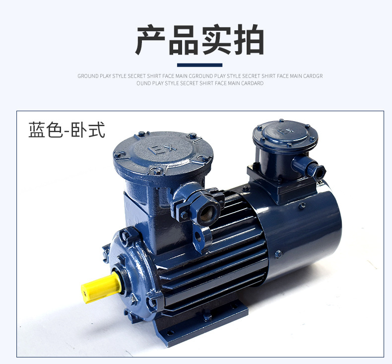 防爆变频电机YBBP-100L-2 3KW隔爆型变频三相异步电动机 IP55-阿里巴巴