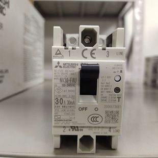 三菱漏电断路器NV30-FAU 3P 15A 100-240V 30MA W原厂库存-阿里巴巴
