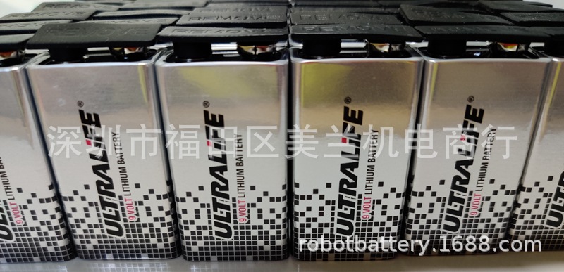 24年美国原装进口锂电池ULTRALIFE欧特来U9VL-J-P 9V 1200mah仪表-阿里巴巴
