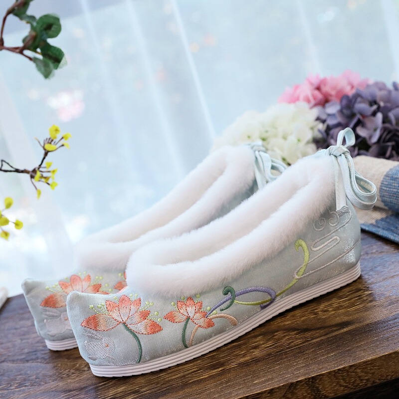 Chinese Hanfu fairy shoes for women girls chinese folk classical ...