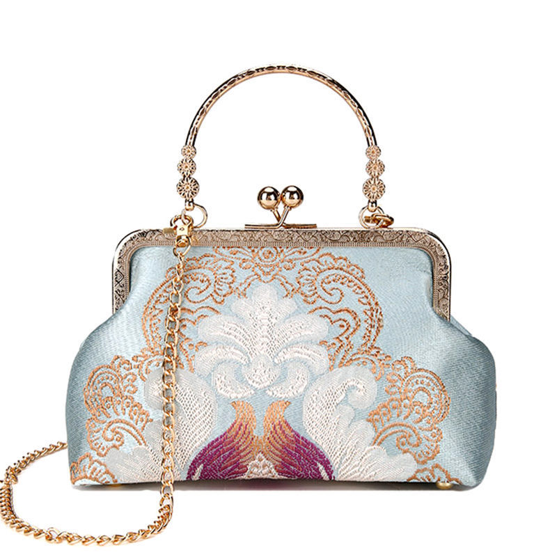 Bags with Chinese embroidery and Cheongsam qipao dress bag