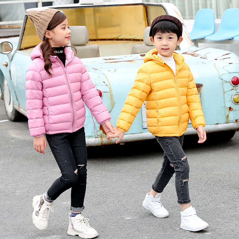 Yixin feather children's down jacket girls' cotton padded jacket light ...