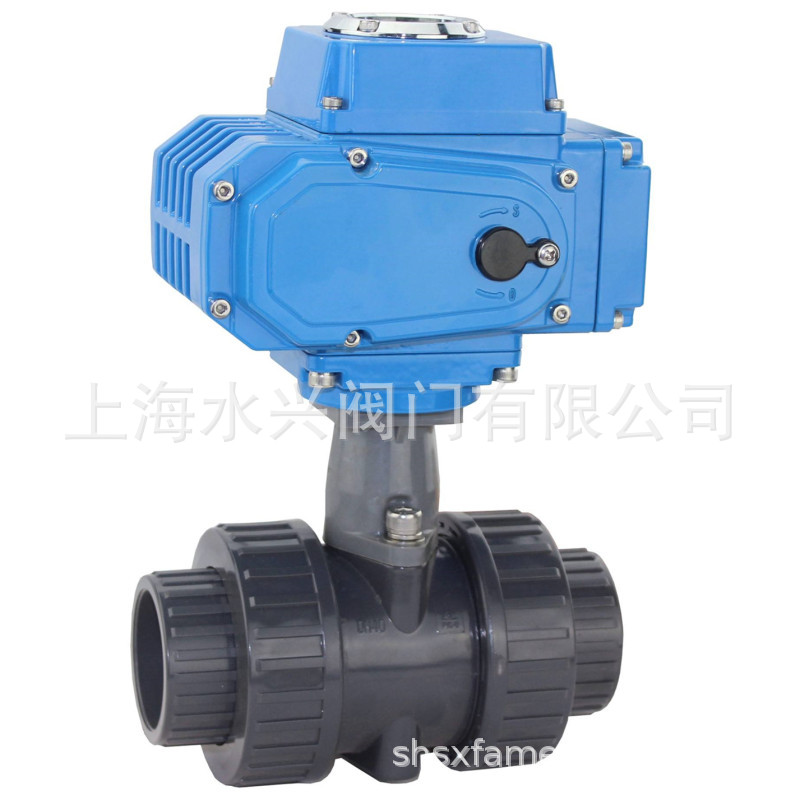 Q911F-10S-DN20电动塑料球阀 双由令塑料电动球阀 耐酸碱防腐-阿里巴巴