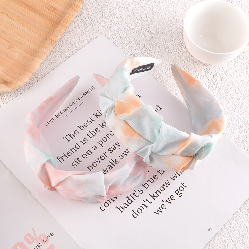 Wholesale retro fold floral headband - Nihaojewelry