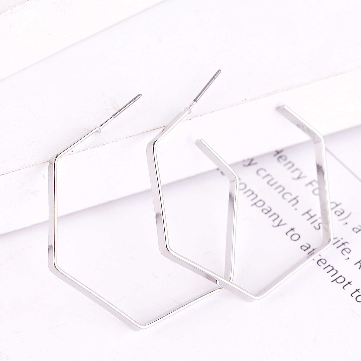 Wholesale explosion style simple wild large ring ear ring circle ...