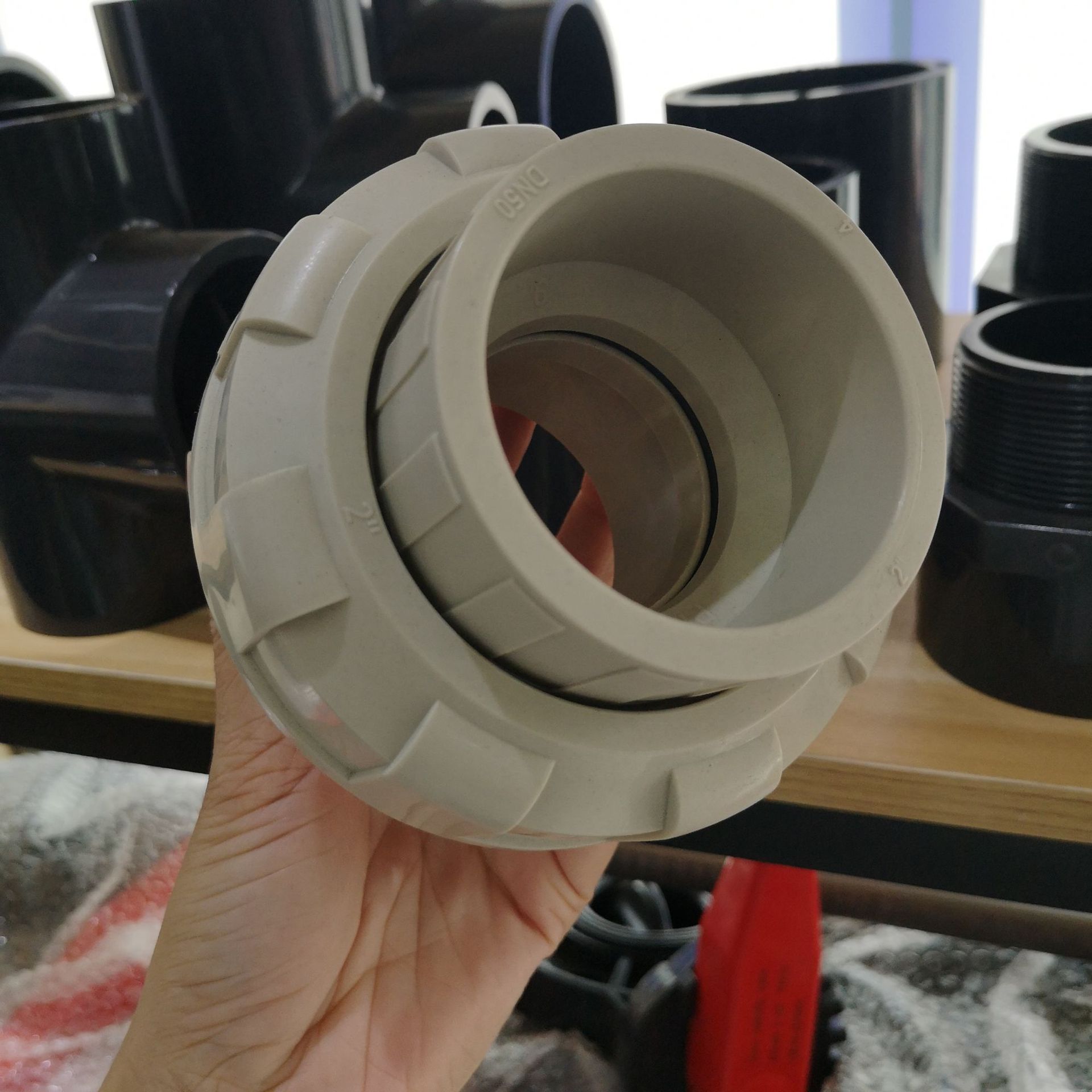 PPH活接 PPH由令 快接ppr活接头 PP活动接头 PP由任 热熔40 50 65-阿里巴巴