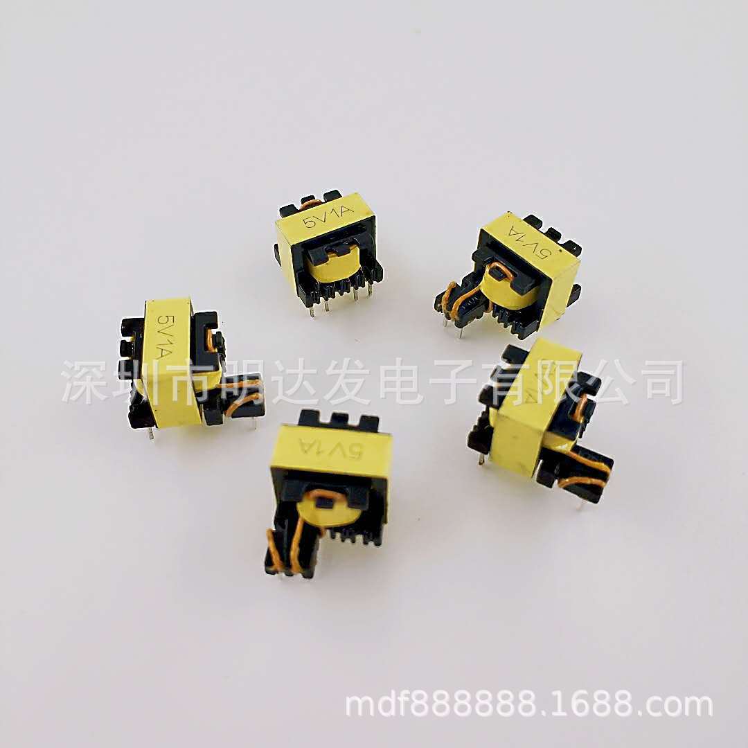 5V1A电源变压器 5V1A充电器认证变压器 EE12.7变压器 EE12.75V1A-阿里巴巴