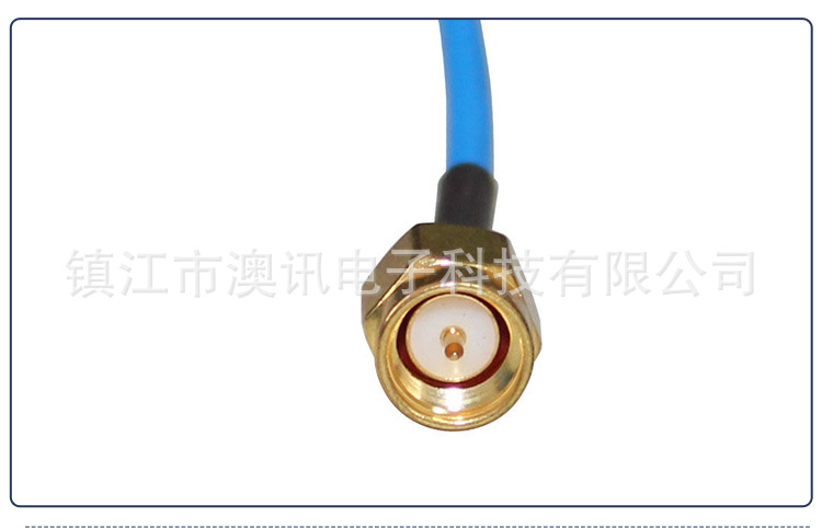 SMA-JB2 接RG405线 射频同轴转接线 SMA弯式公头转SMA直式公头-阿里巴巴