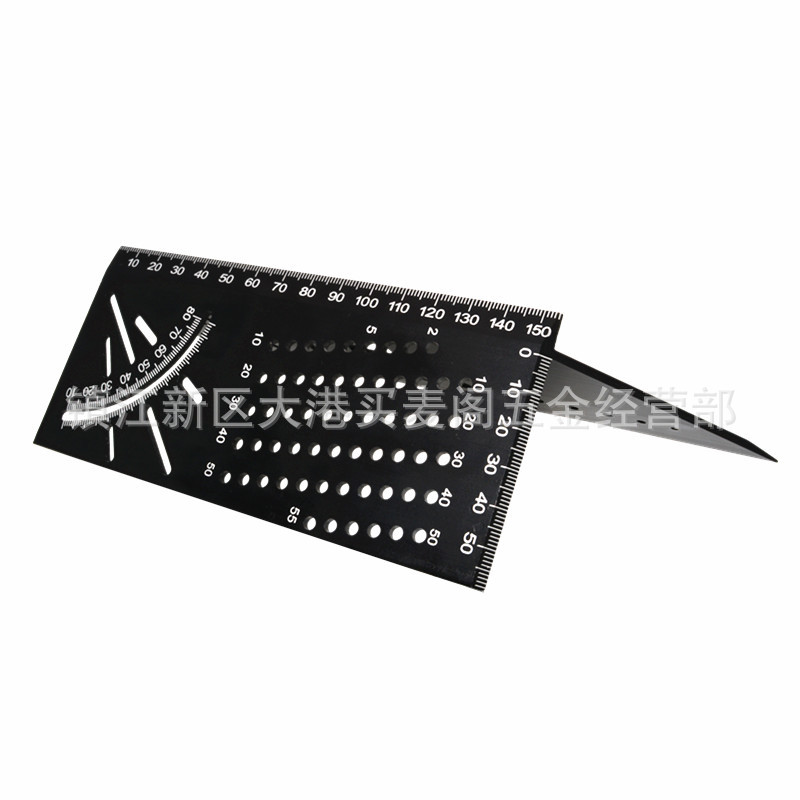 彩色角尺过线尺加厚铝合金画线尺45 90度直角划线规木工划线尺-阿里巴巴