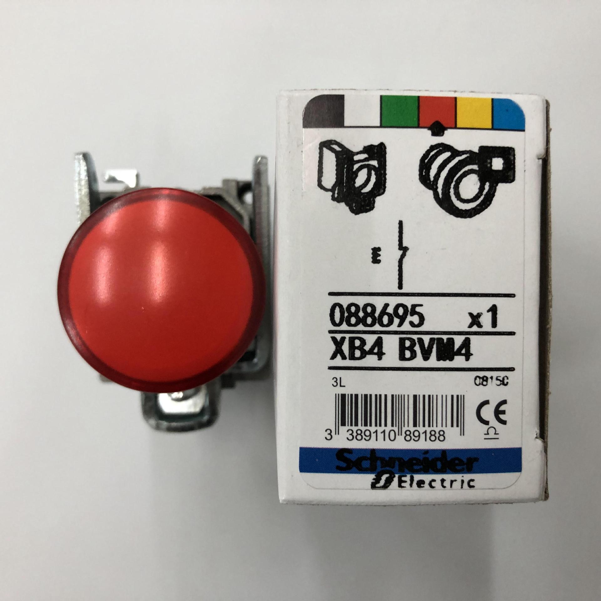 原装正品XB4BVM4 220V Schneider红色LED指示灯-阿里巴巴