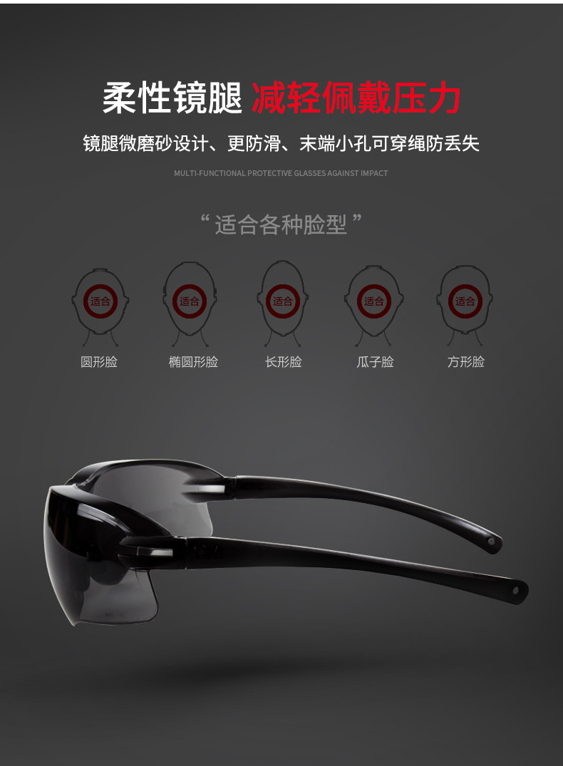 3M正品10435 眼部防护灰色镜片防雾中国款轻便护目镜聚碳酸酯镜片-阿里巴巴