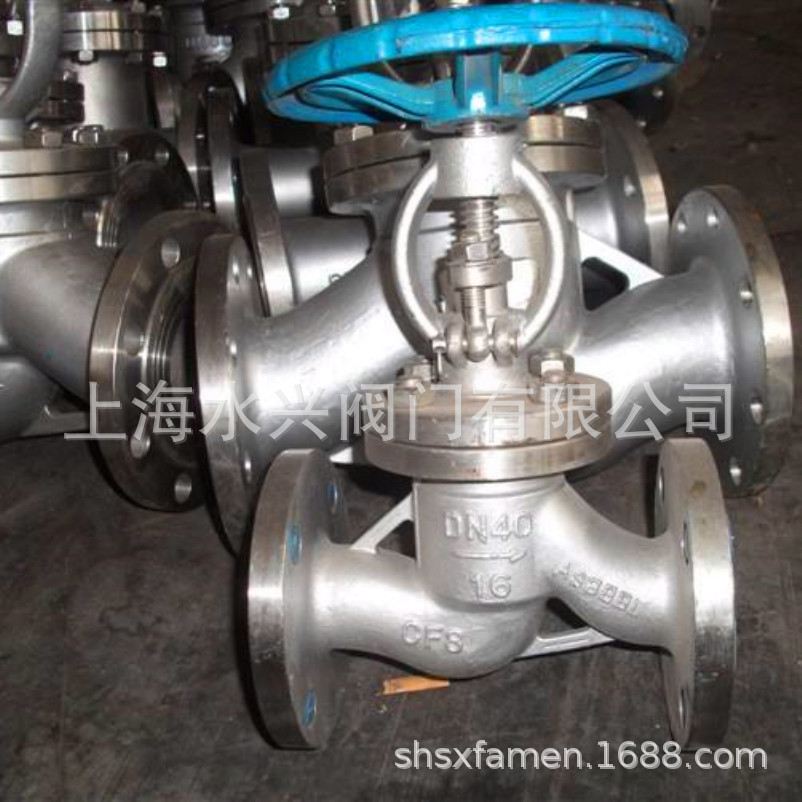 J41W-25P不锈钢手动截止阀 手动不锈钢截止阀 双法兰手动截止阀-阿里巴巴