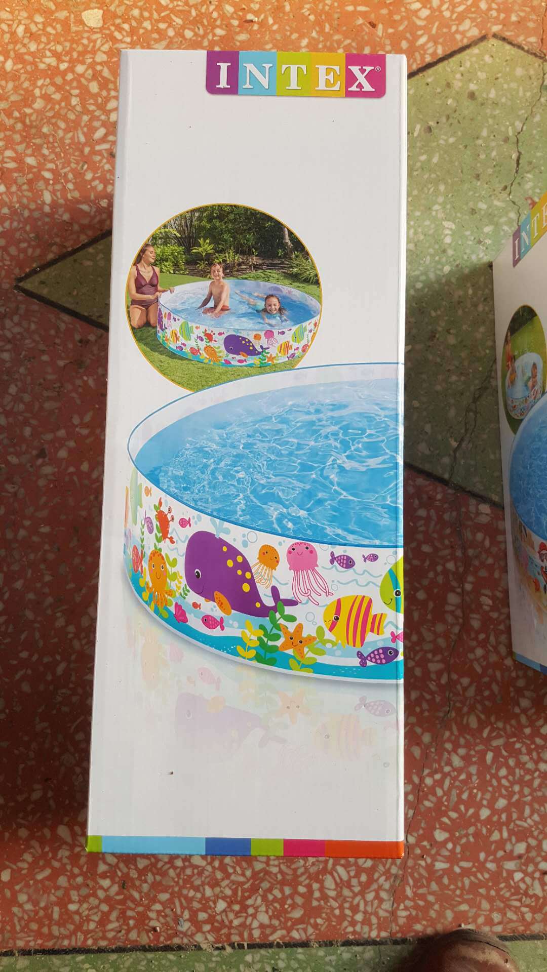 美国INTEX56452正品 58472硬胶水池56451免充气水池58477游泳池-阿里巴巴