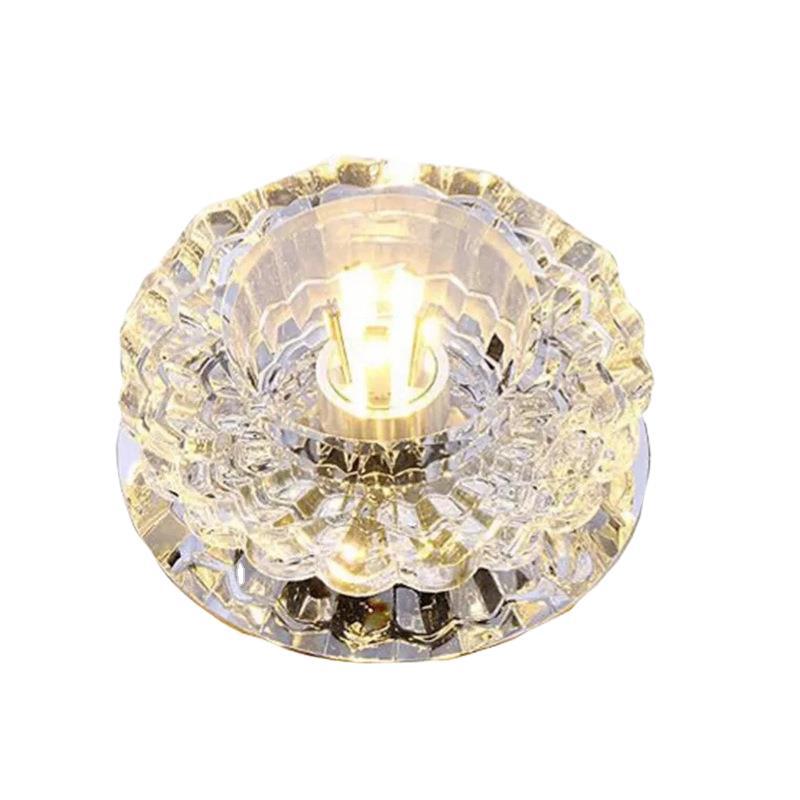 Embedded lamps crystal spotlight led downlight ceiling decoration ...