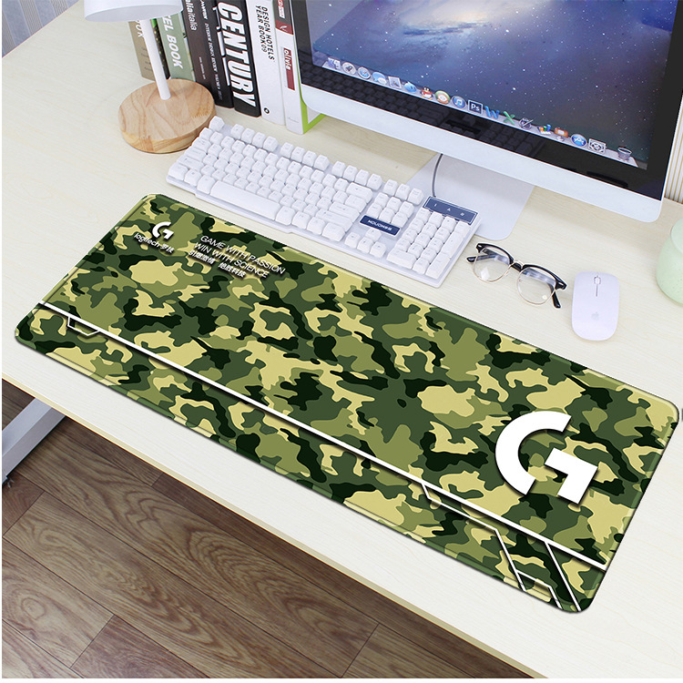 游戏电竞鼠标垫800X300超大加厚锁边吃鸡CS网吧电脑桌垫定制批发-阿里巴巴