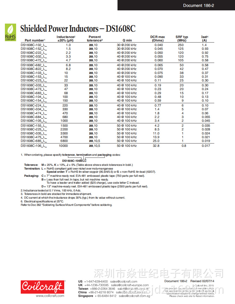 DS1608C-475MLB 1608 4.7MH贴片屏蔽绕线功率电感PBS1608全新现货-阿里巴巴
