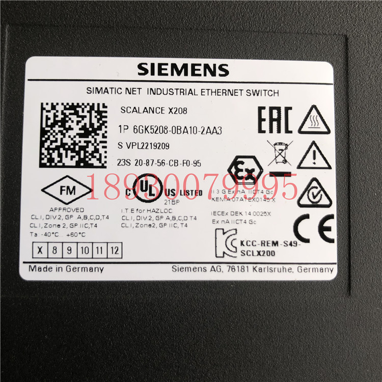 6GK5208-0BA10-2AA3西门子通讯处理器模块交换机6GK-阿里巴巴