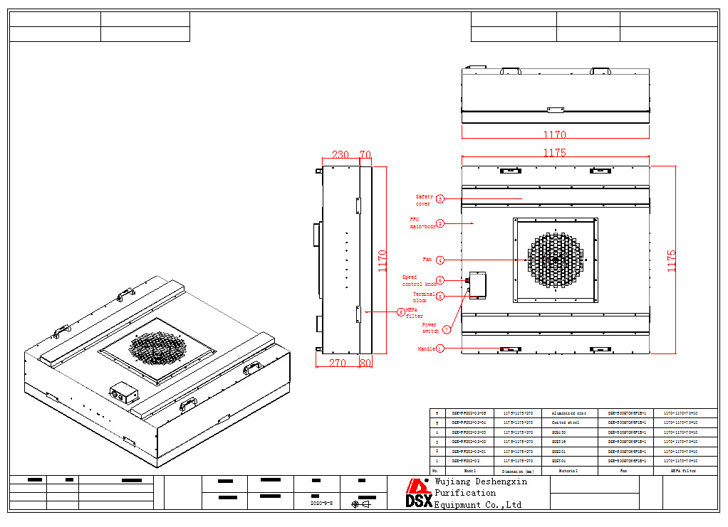 ffu厂家ffu测试ffu是什么ffu过滤单元FFU层流罩FFU生产厂家-阿里巴巴