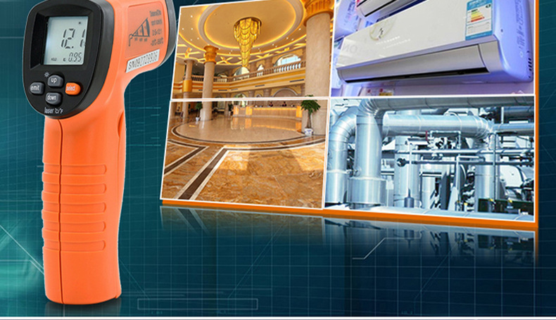 VICTOR胜利VC303B工业红外测温仪 数显温度计高精度测温枪-阿里巴巴