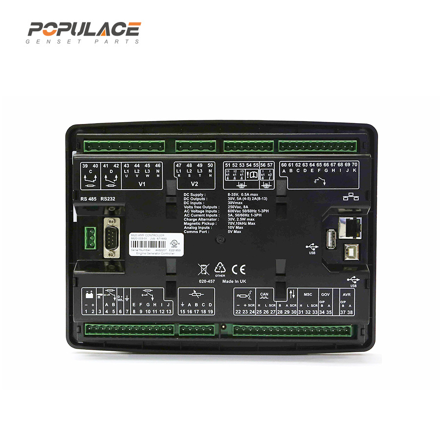 深海控制器DSE8620柴油发电机控制器模块DSE7510 DSE7520 DSE8610-阿里巴巴