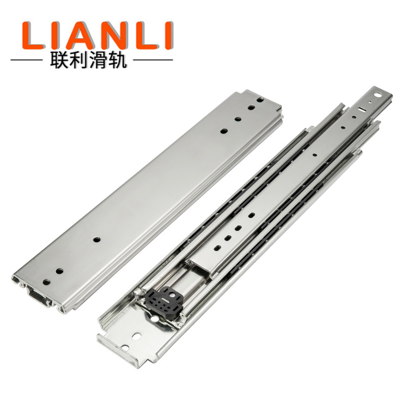 9301E76宽36寸重型三节滑轨76宽重型不锈钢抽屉滑轨IDB31重型滑轨