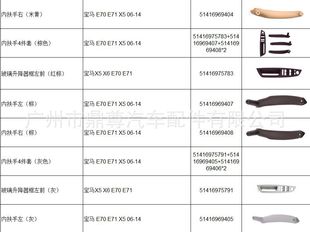 适用于宝马X5 X6 E70 E71 车门拉手ABS塑料门把手 内扶手-阿里巴巴
