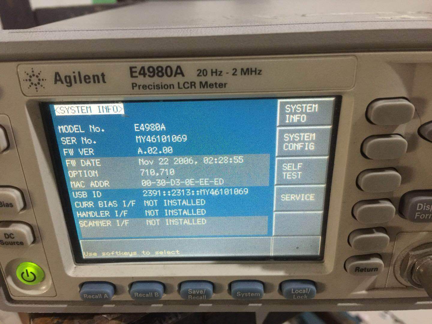 AgilentE4980A 安捷伦E4980A 多功能阻抗测试仪 E4980精密LCR电桥-阿里巴巴