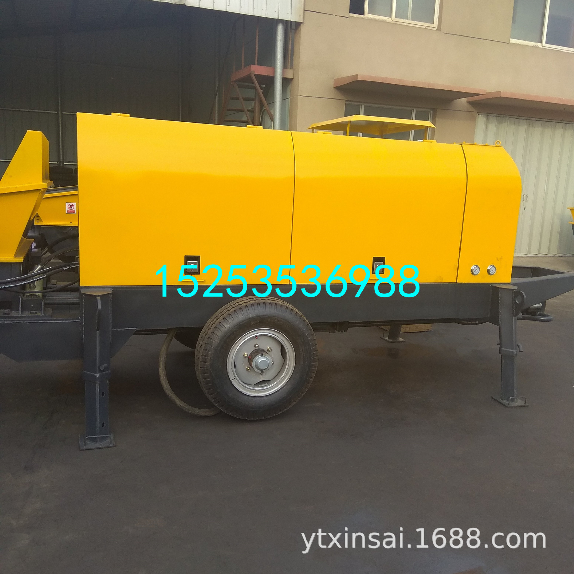 HBT80泵参数价格 大型混凝土输送泵 每小时输送量80立方 打主体-阿里巴巴