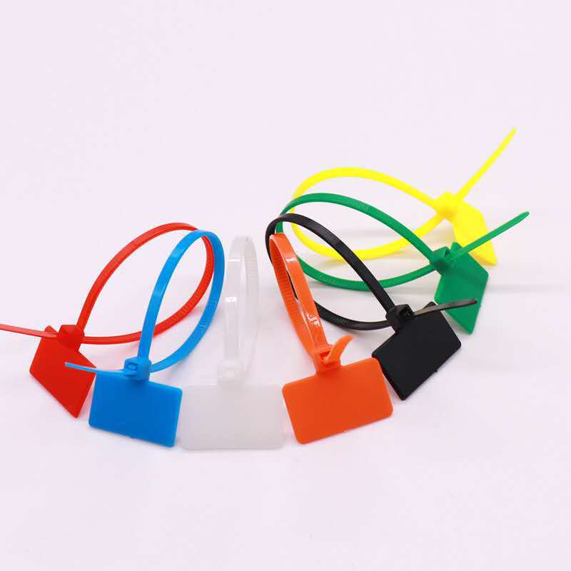 Factory direct supply sign cable tie network cable label cable tie can ...