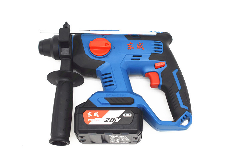 东成20V无刷充电电锤DCZC22锂电电锤冲击钻电钻电镐三用东城电捶-阿里巴巴