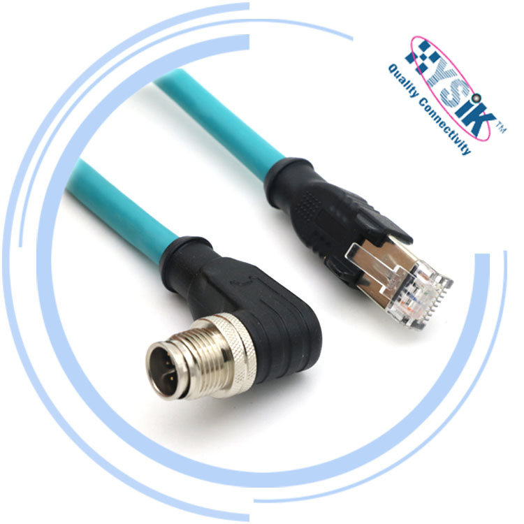 Cognex康耐视CCB-84901-2001-10网线M12转RJ45X编码8针芯线缆-阿里巴巴