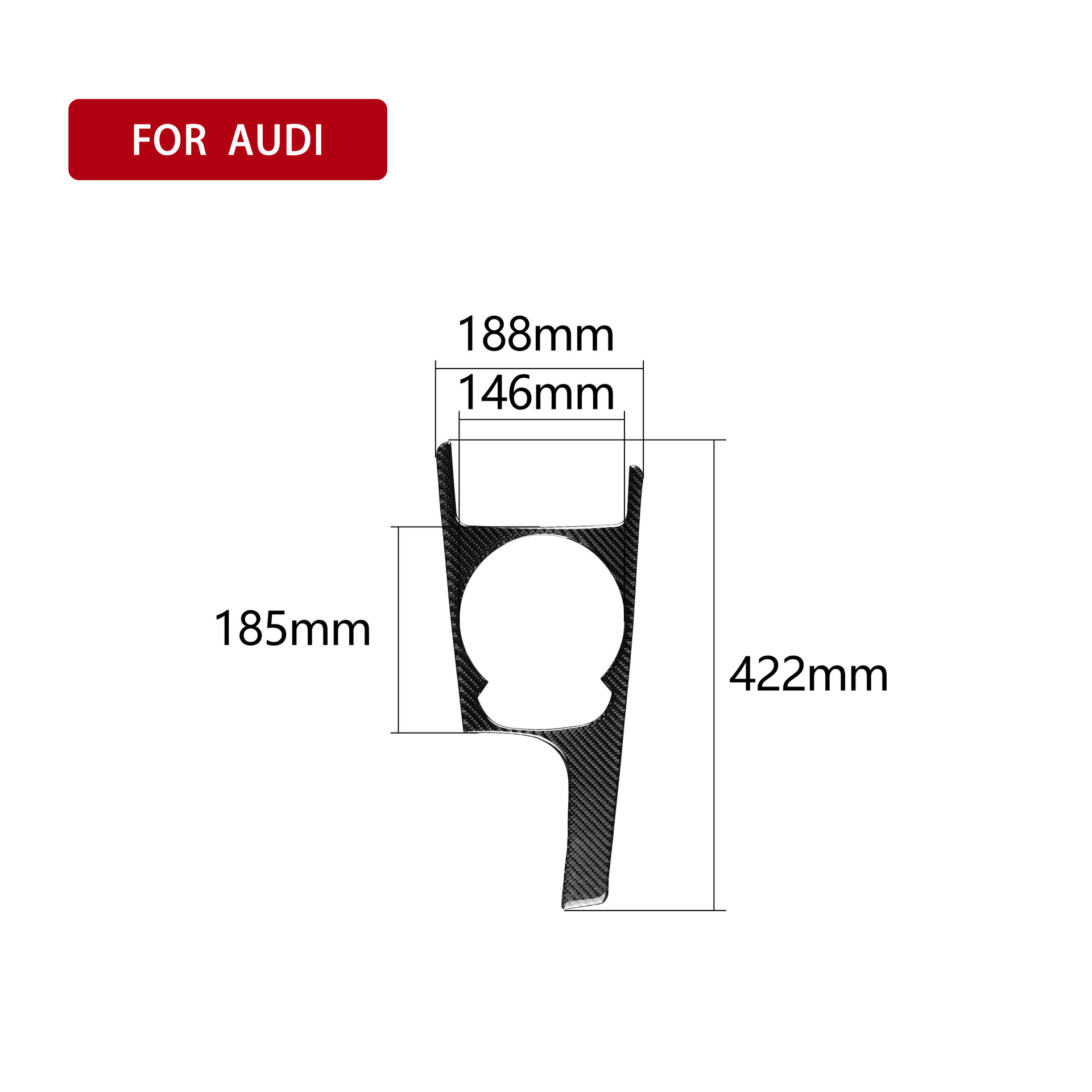 适用08-14款奥迪TT8n 8J MK123 TTRS档位排档面板左右驾碳纤维贴-阿里巴巴